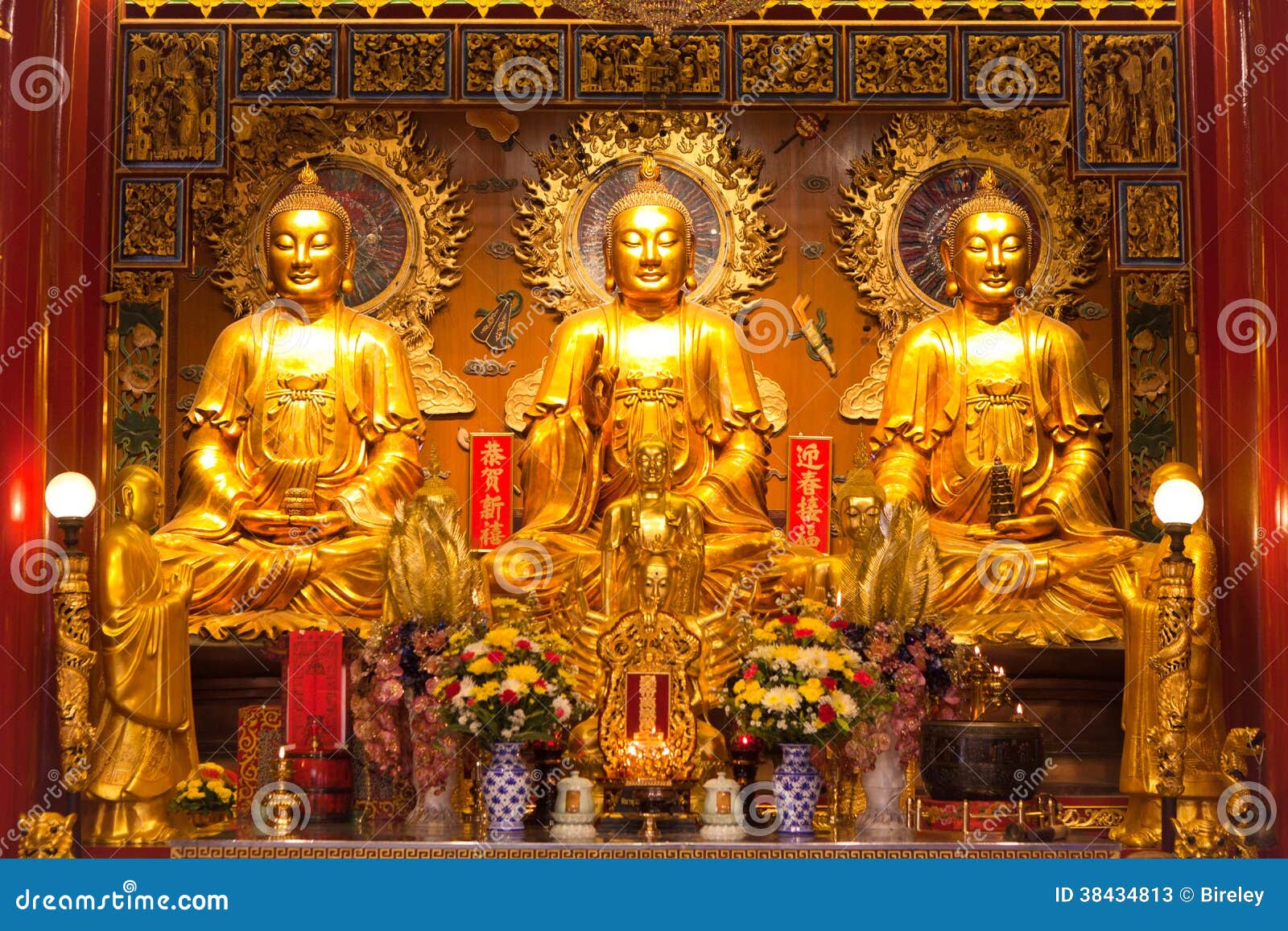 Imagen de tres Buda imagen de archivo. Imagen de tailandia - 38434813