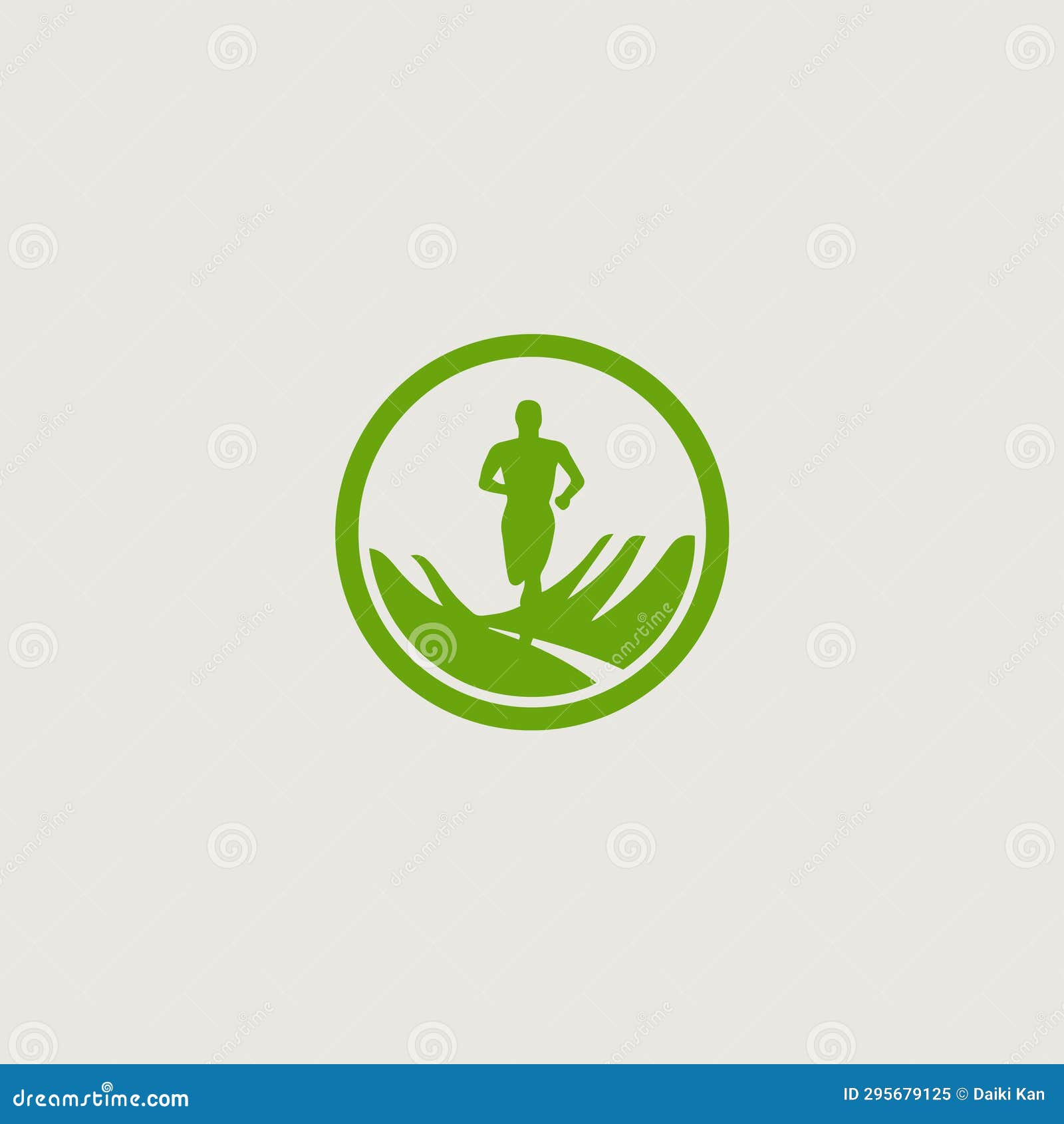 Imagen De Un Logo De Un Hombre Haciendo Ejercicios Ilustración del ...