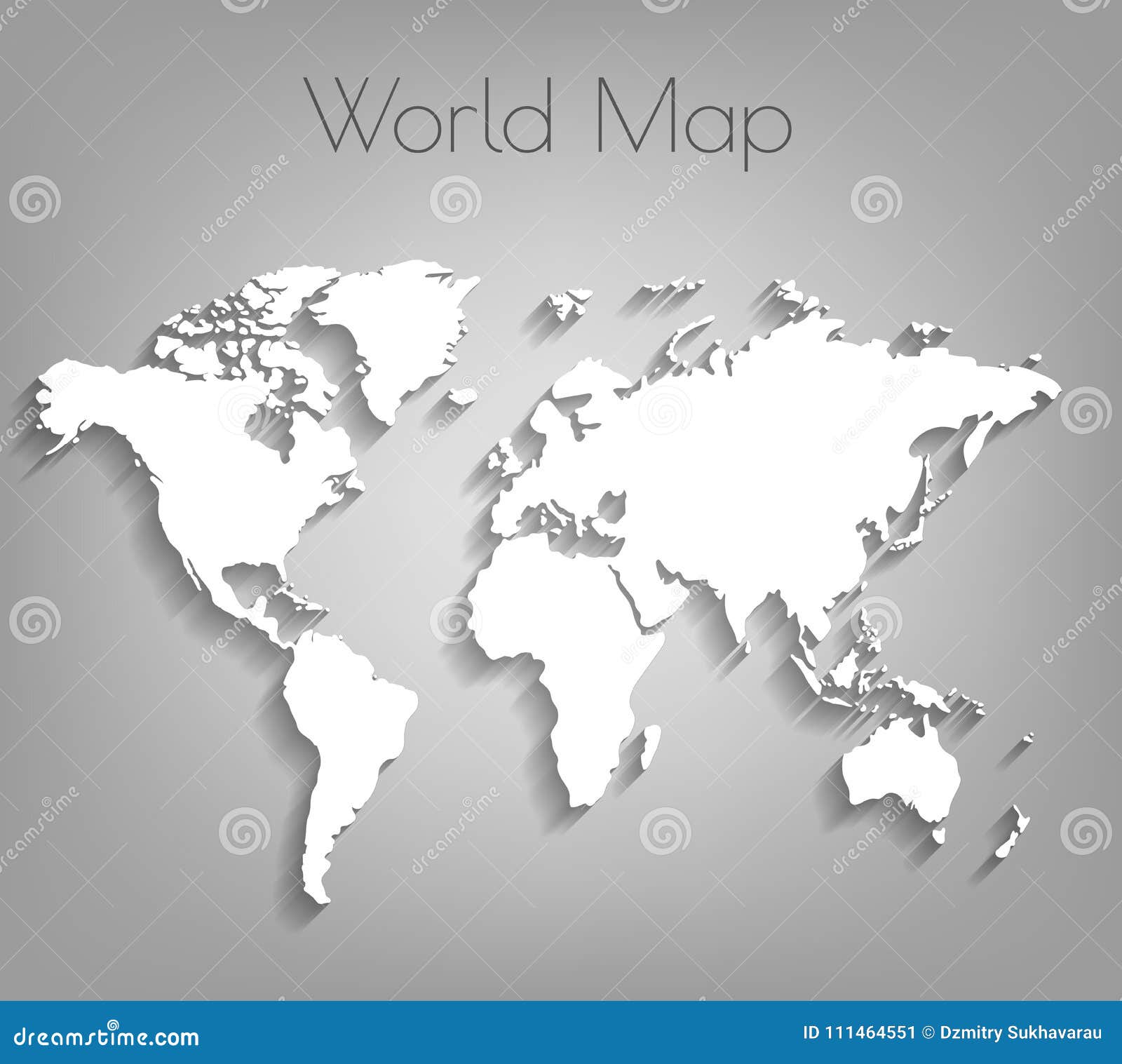 Imagen De Un Mapa Del Mundo Del Vector Stock de ilustración ...