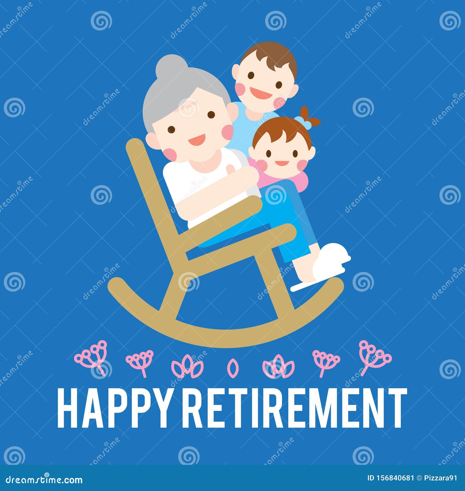 Imagen De Vector De Retiro Feliz Ilustración del Vector - Ilustración ...