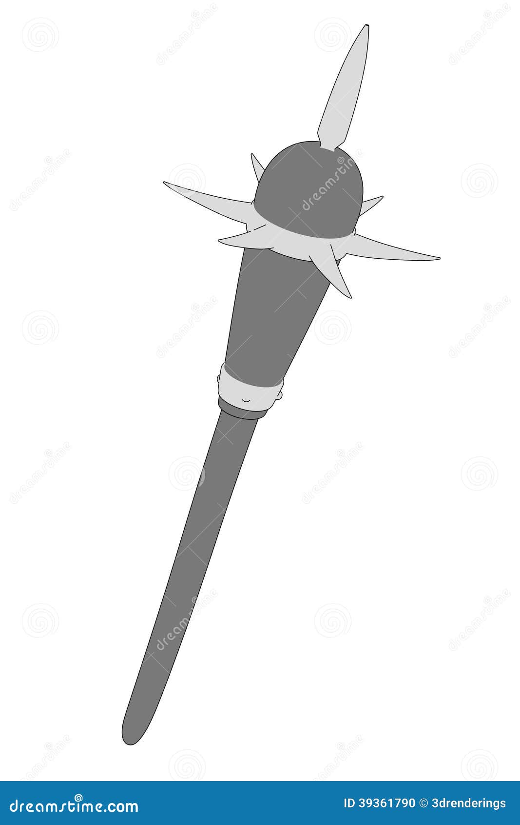 Imagen Del Arma De La Espada - Macis Stock de ilustración - Ilustración ...