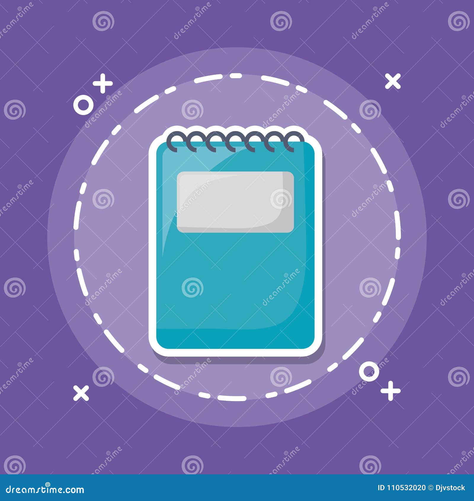 Imagen Del Icono De La Libreta Ilustración del Vector - Ilustración de ...