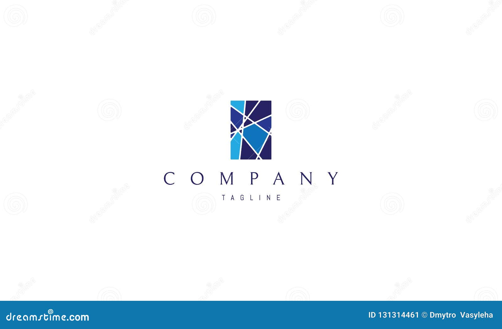 Imagen Del Logotipo Del Vector Del Vitral Ilustración del Vector ...