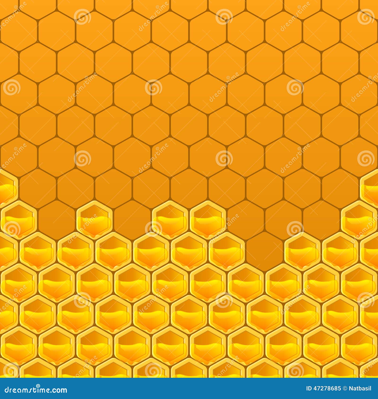 Imagen Del Panal Background Ilustración del Vector - Ilustración de ...