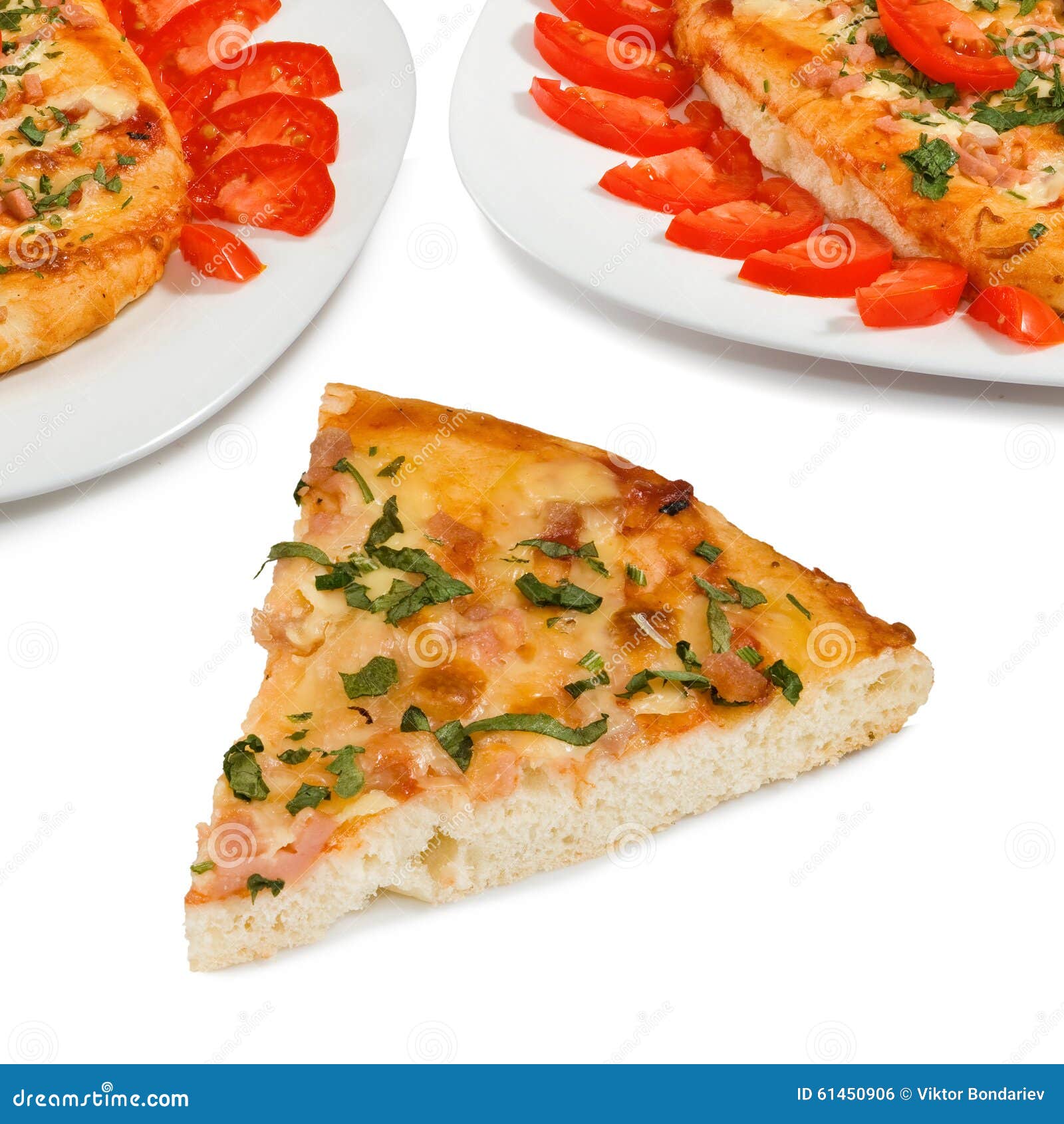 Imagen Del Primer Sabroso De La Pizza Foto de archivo - Imagen de ...