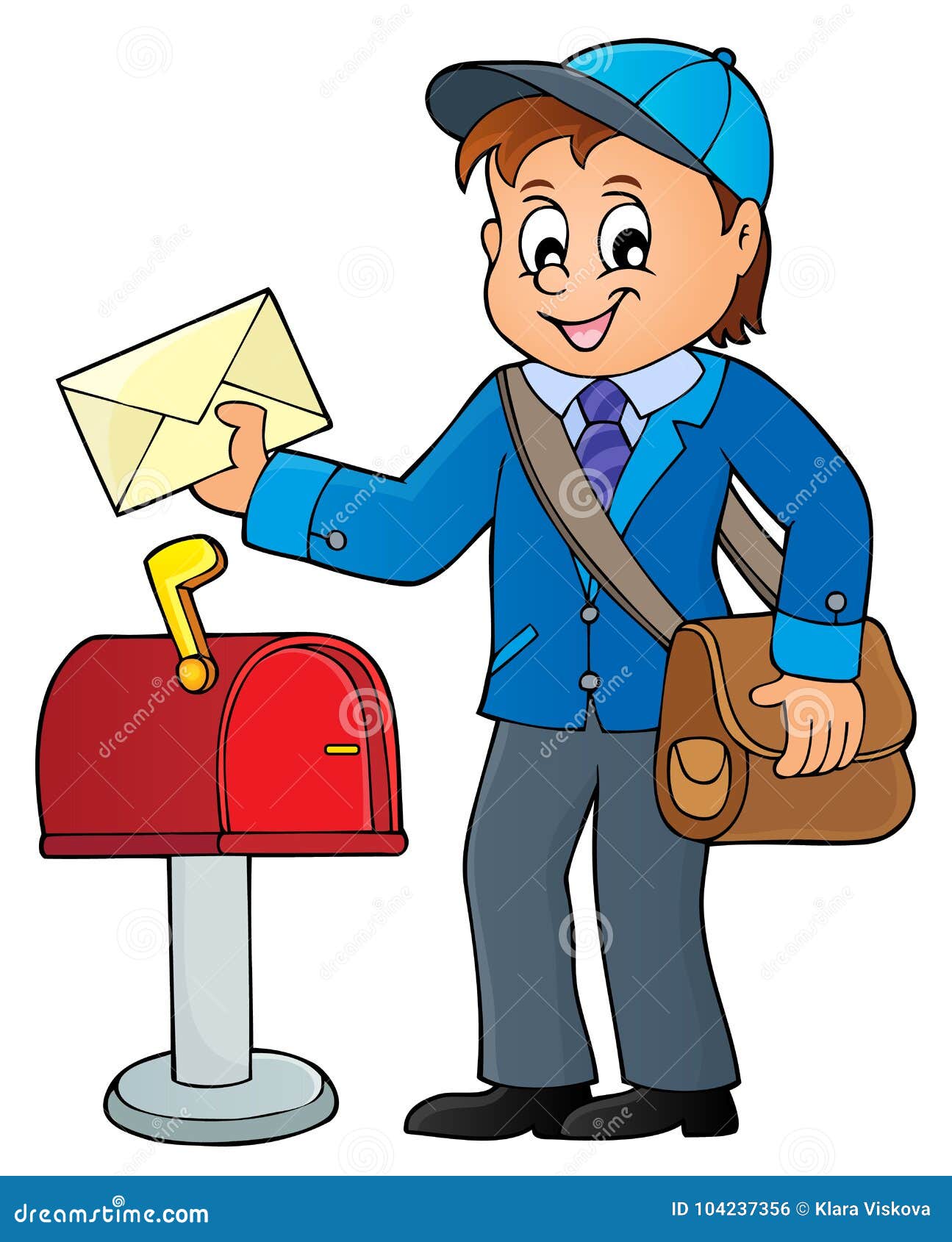 Cartero Ilustraciones Stock, Vectores, Y Clipart – (7,085 Ilustraciones ...