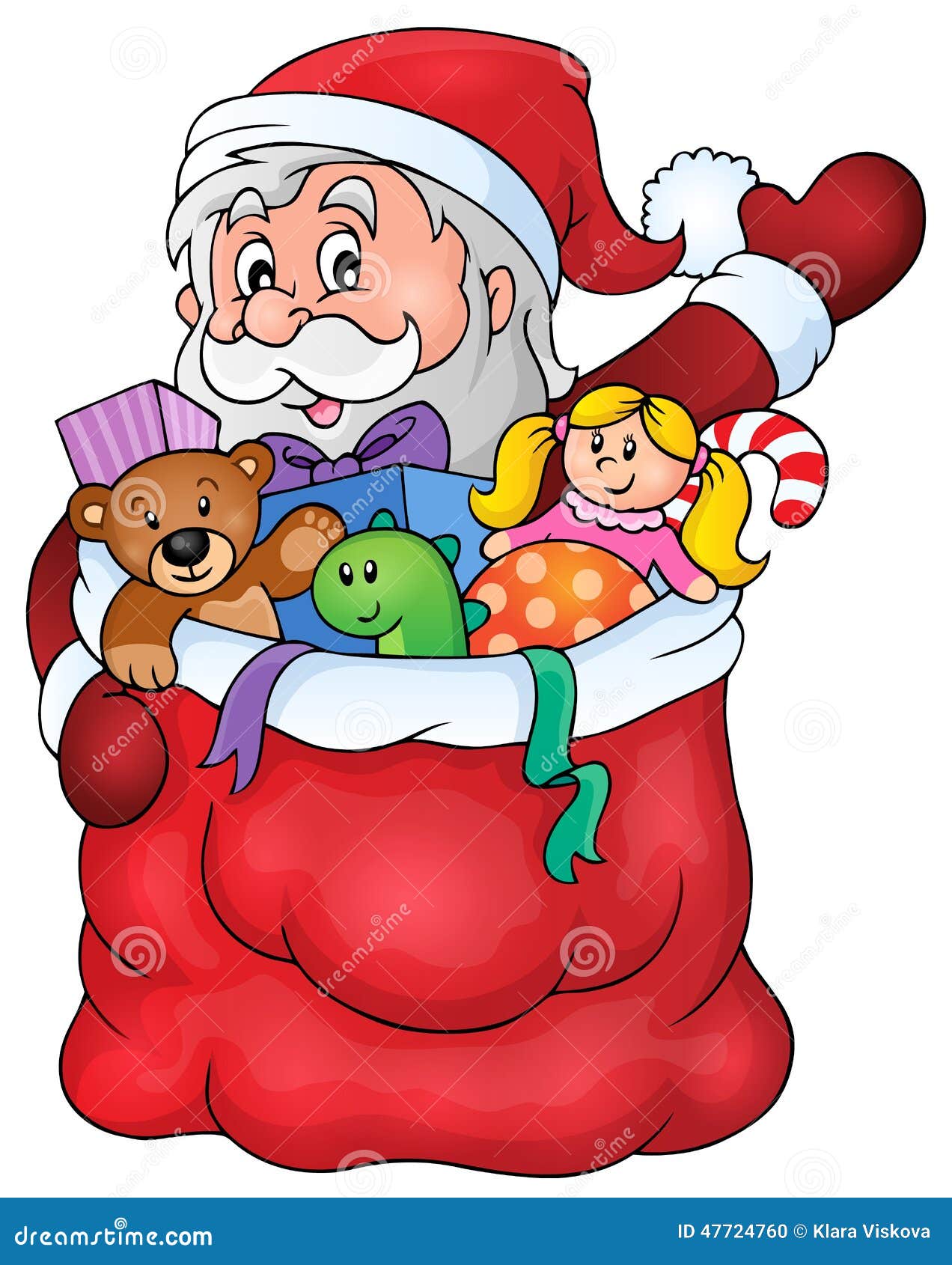 Imagen 1 Del Tema De Santa Claus Ilustración del Vector - Ilustración ...