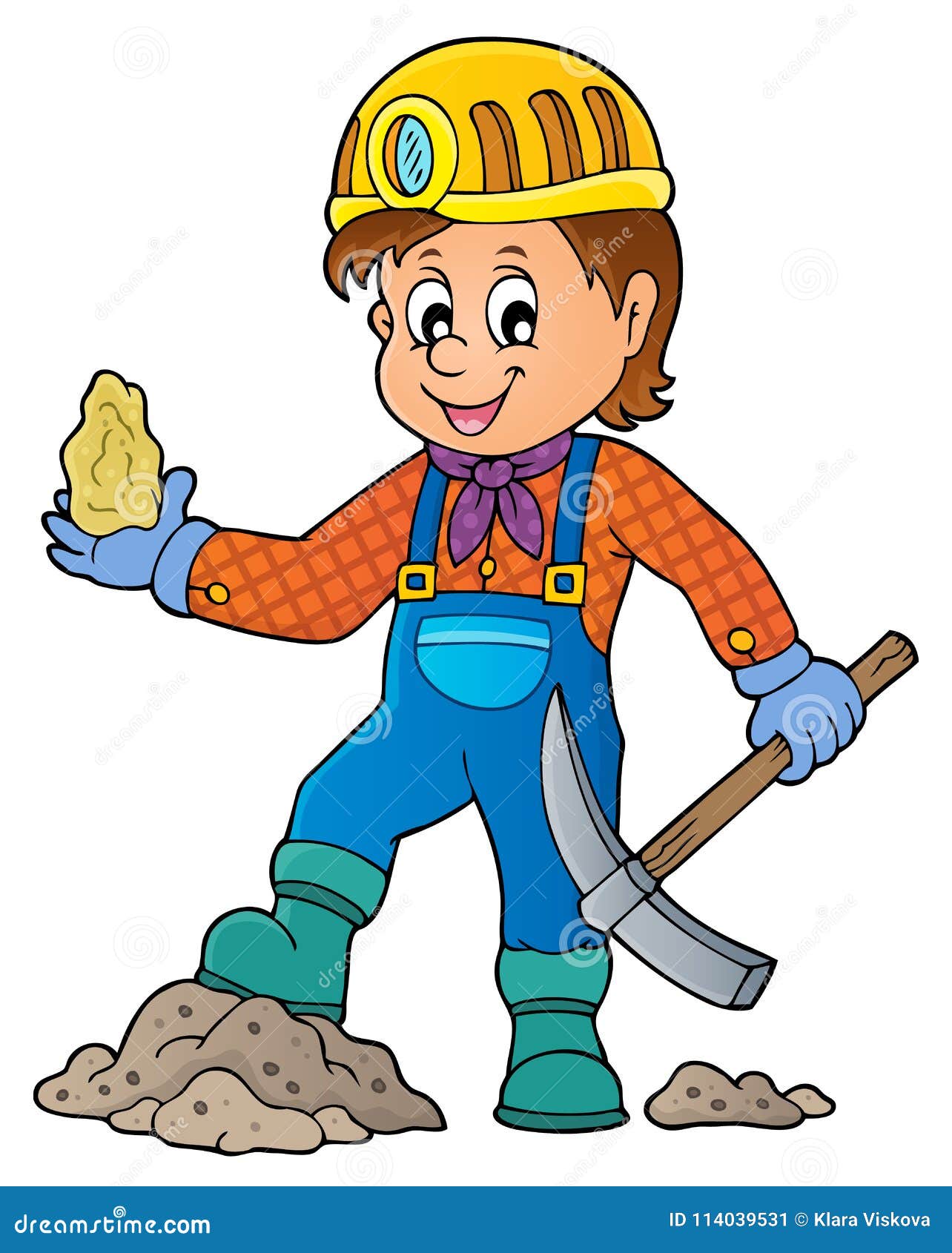 Imagen 1 Del Tema Del Minero Ilustración del Vector - Ilustración de ...