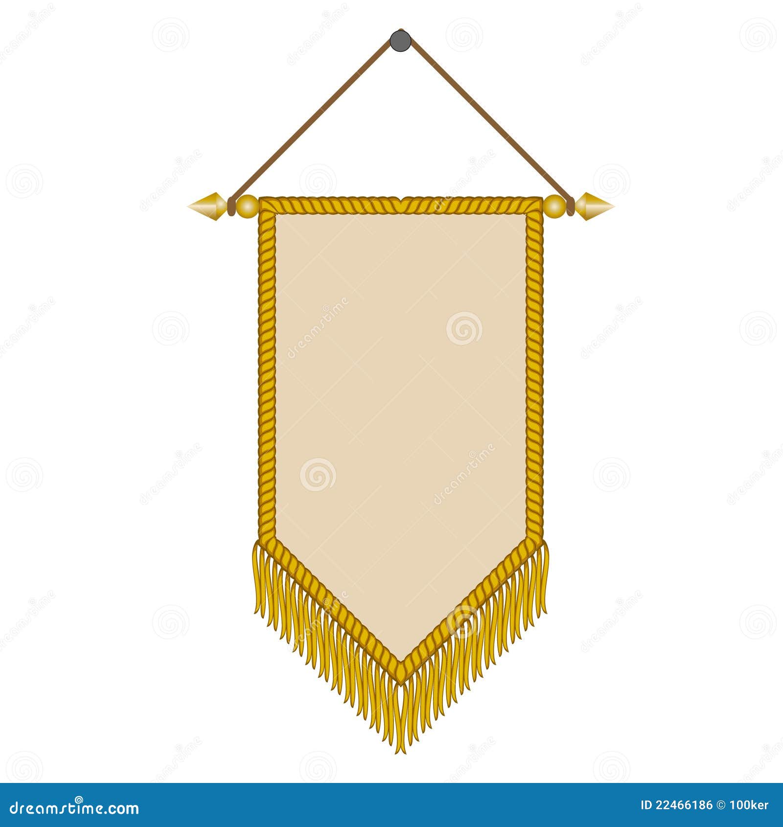 Imagen Del Vector De Un Banderín Ilustración del Vector - Ilustración ...