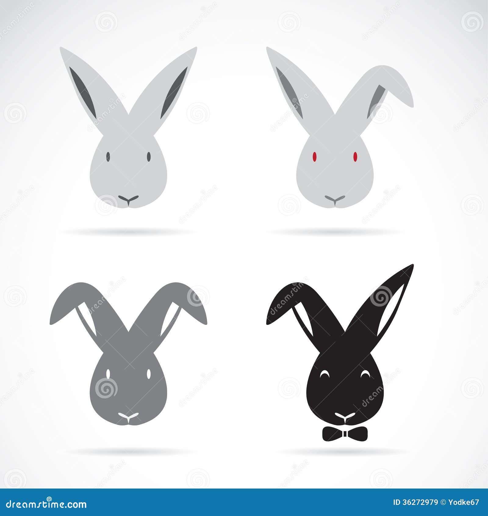 Imagen Del Vector De Un Conejo Ilustración del Vector - Ilustración de ...