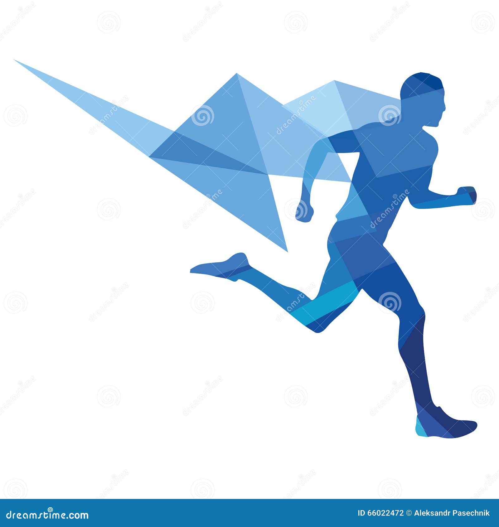 Imagen Del Vector De Un Corredor Ilustración del Vector - Ilustración ...