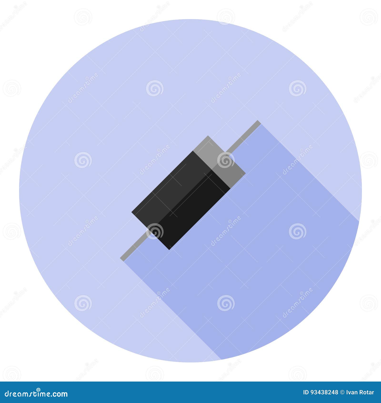 Imagen Del Vector De Un Diodo Ilustración del Vector - Ilustración de ...