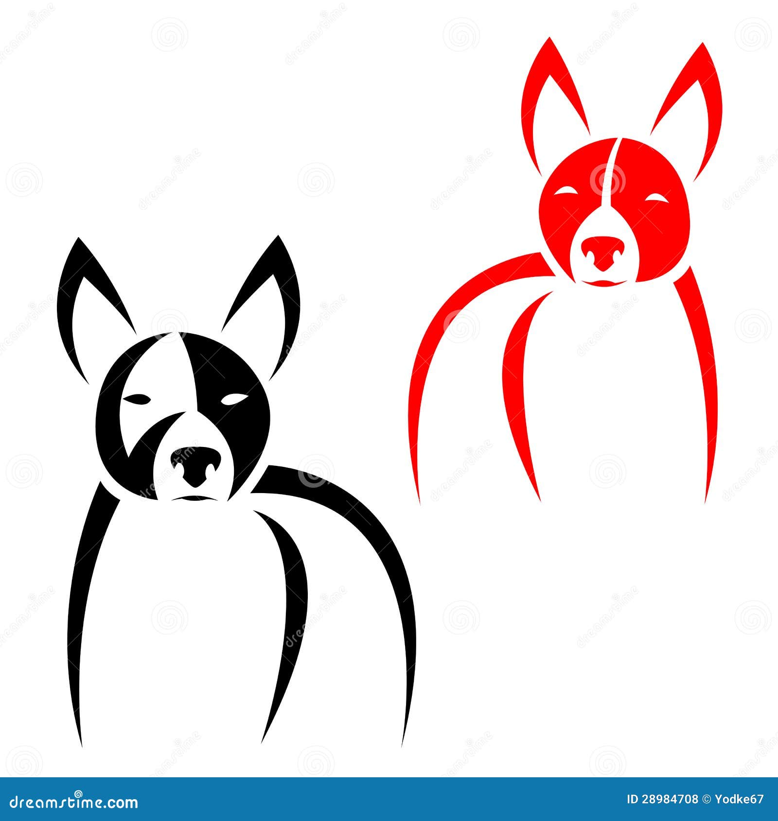 Imagen Del Vector De Un Perro Ilustración del Vector - Ilustración de ...