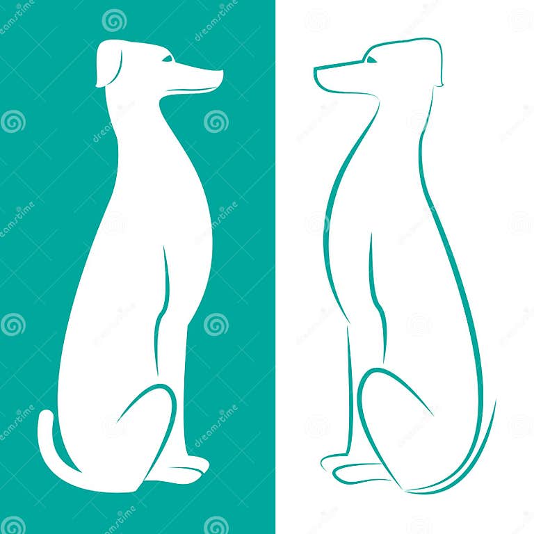 Imagen Del Vector De Un Perro Ilustración del Vector - Ilustración de ...