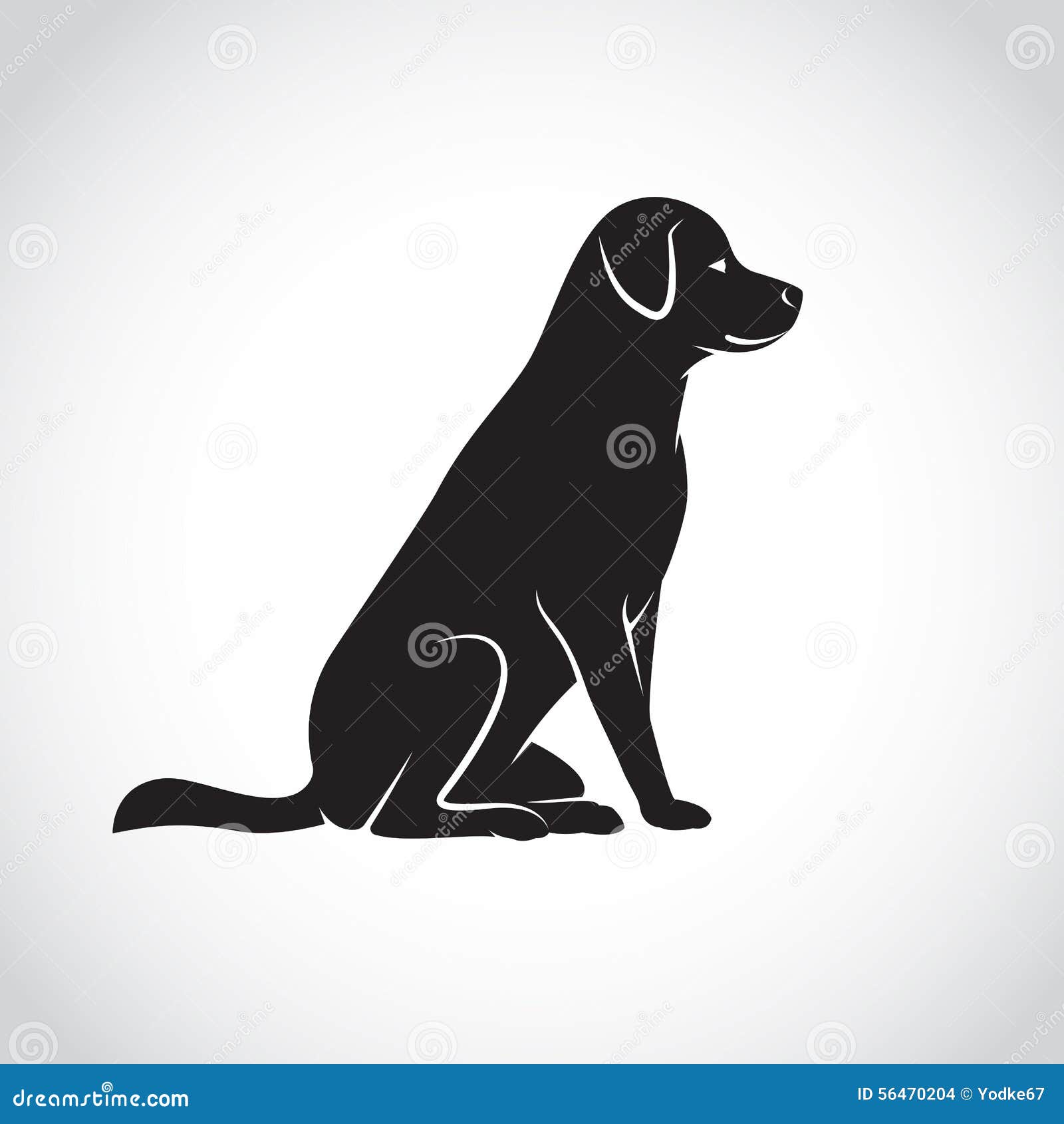 Imagen Del Vector De Un Perro Labrador Ilustración del Vector ...
