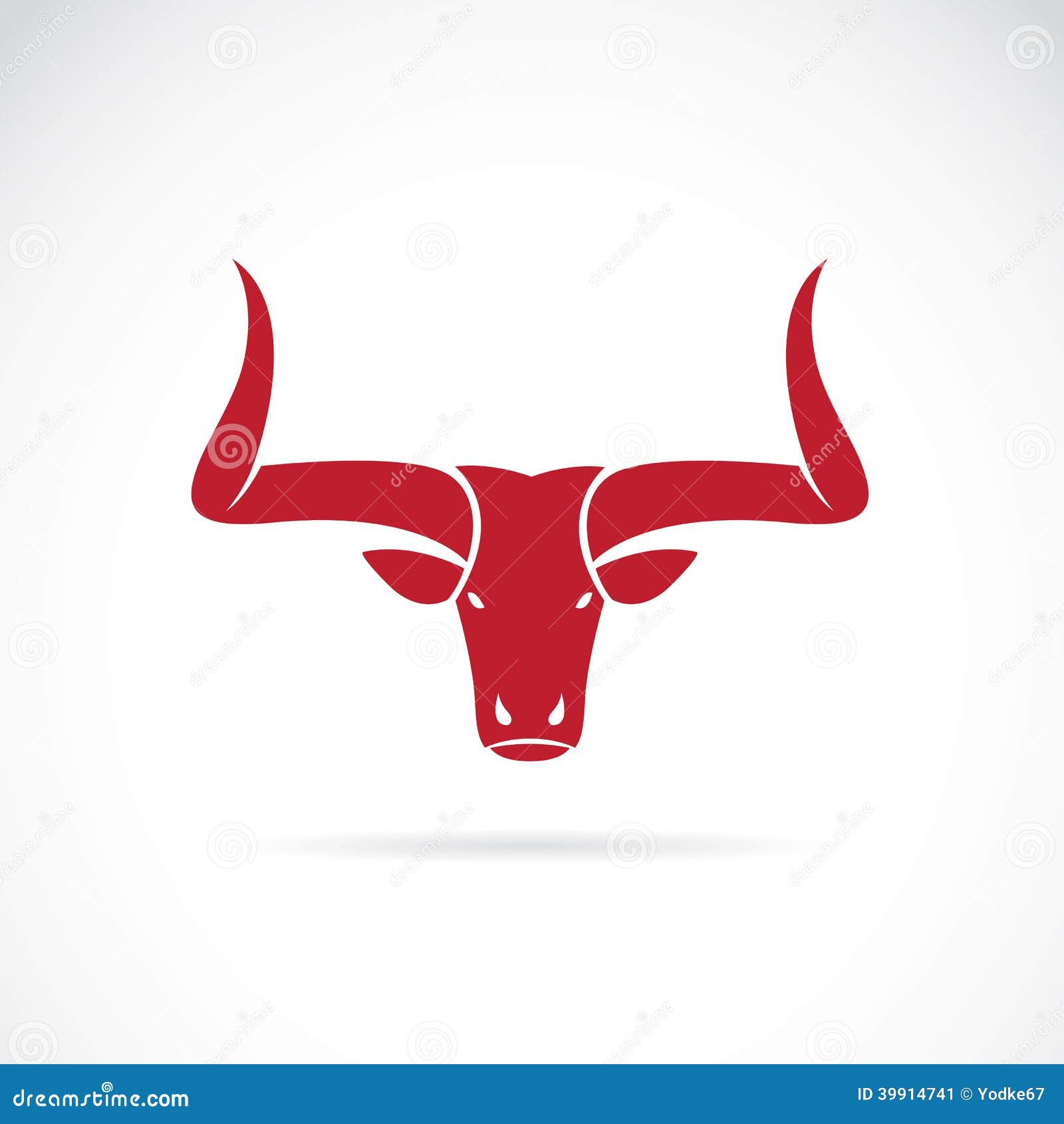 Imagen Del Vector De Un Toro Ilustración del Vector - Ilustración de ...