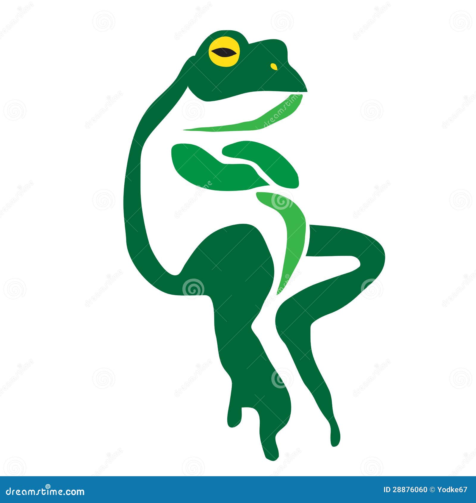 Imagen Del Vector De Una Rana Ilustración del Vector - Ilustración de ...