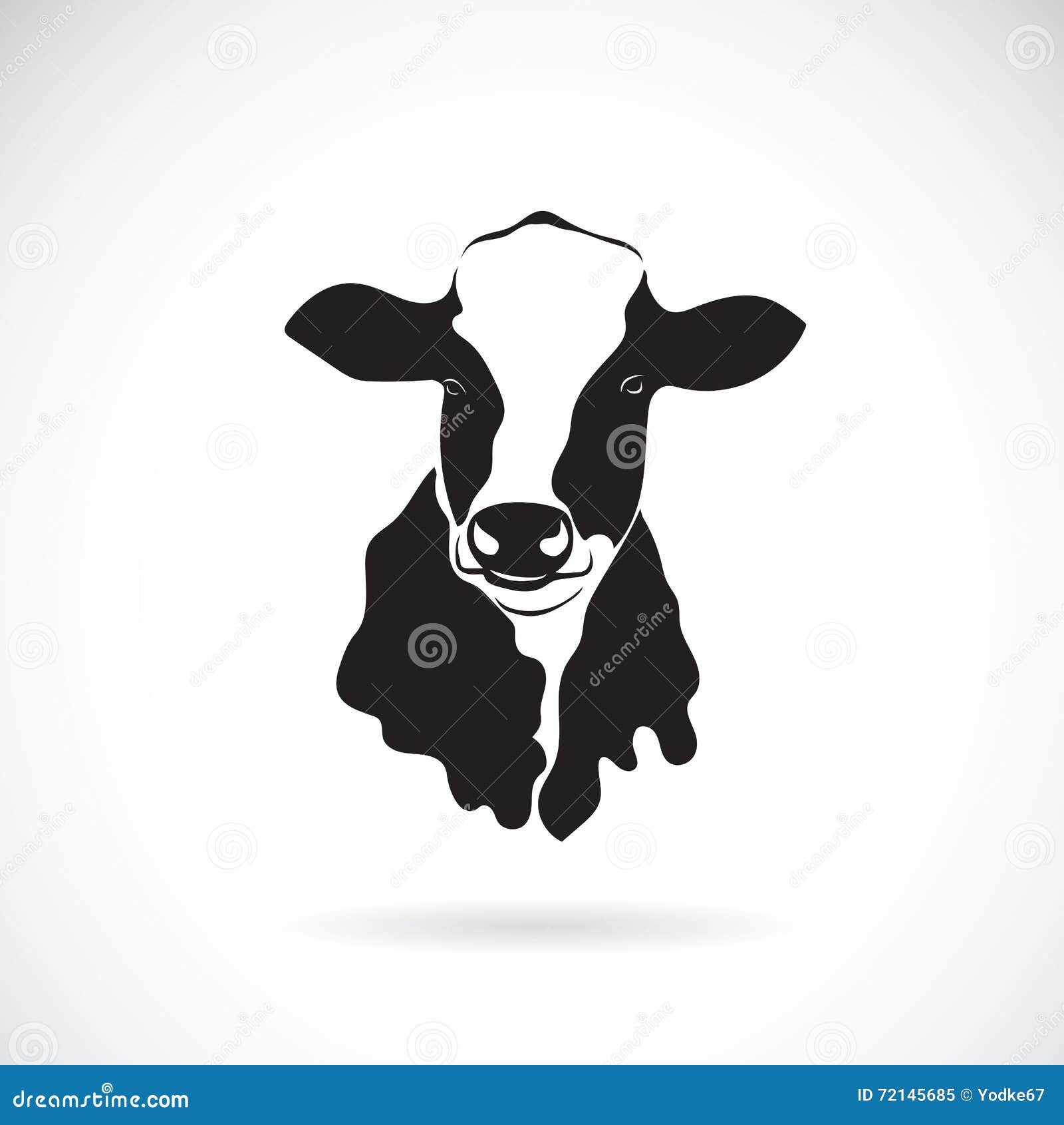 Imagen Del Vector De Una Vaca Ilustración del Vector - Ilustración de ...