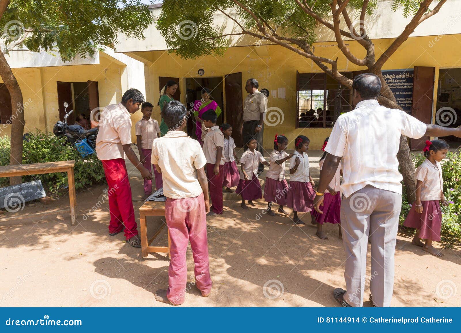 Imagen Documental Editorial, Escuela India Imagen de archivo editorial ...