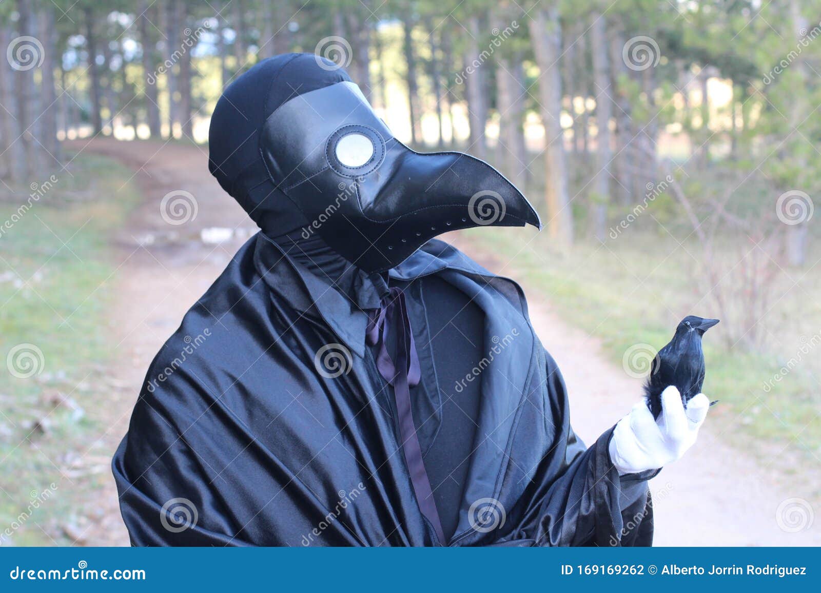 Imagen Horrorosa Con Cuervo Humano Foto de archivo - Imagen de muerto ...