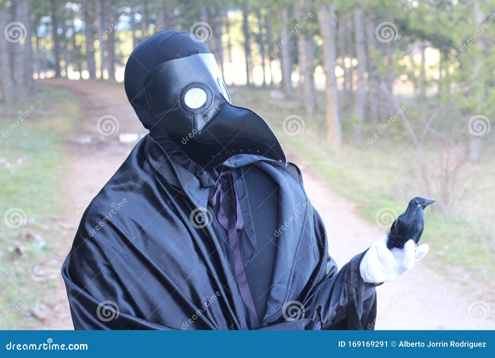 Imagen Horrorosa Con Cuervo Humano Imagen de archivo - Imagen de muerte ...