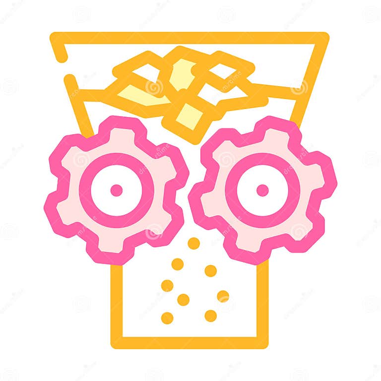 Imagen Vectorial Del Icono De Color De Los Residuos Sólidos De ... Imagen Vectorial Del Icono De Color De Los Residuos Sólidos De ...
