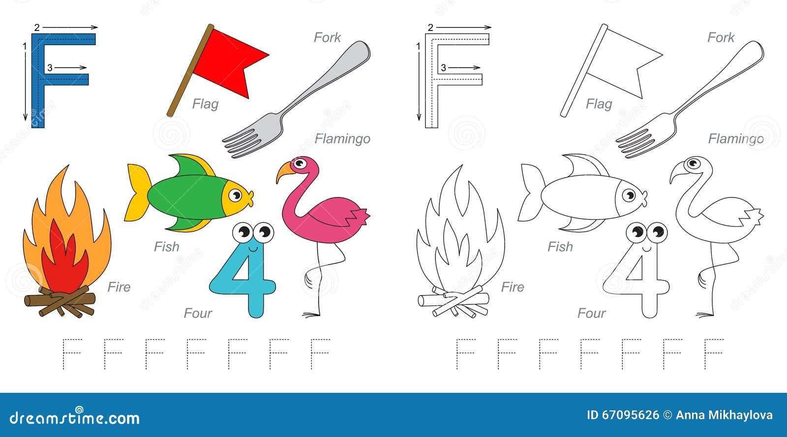 Imagens para a letra F ilustração stock. Ilustração de jogo - 67095626