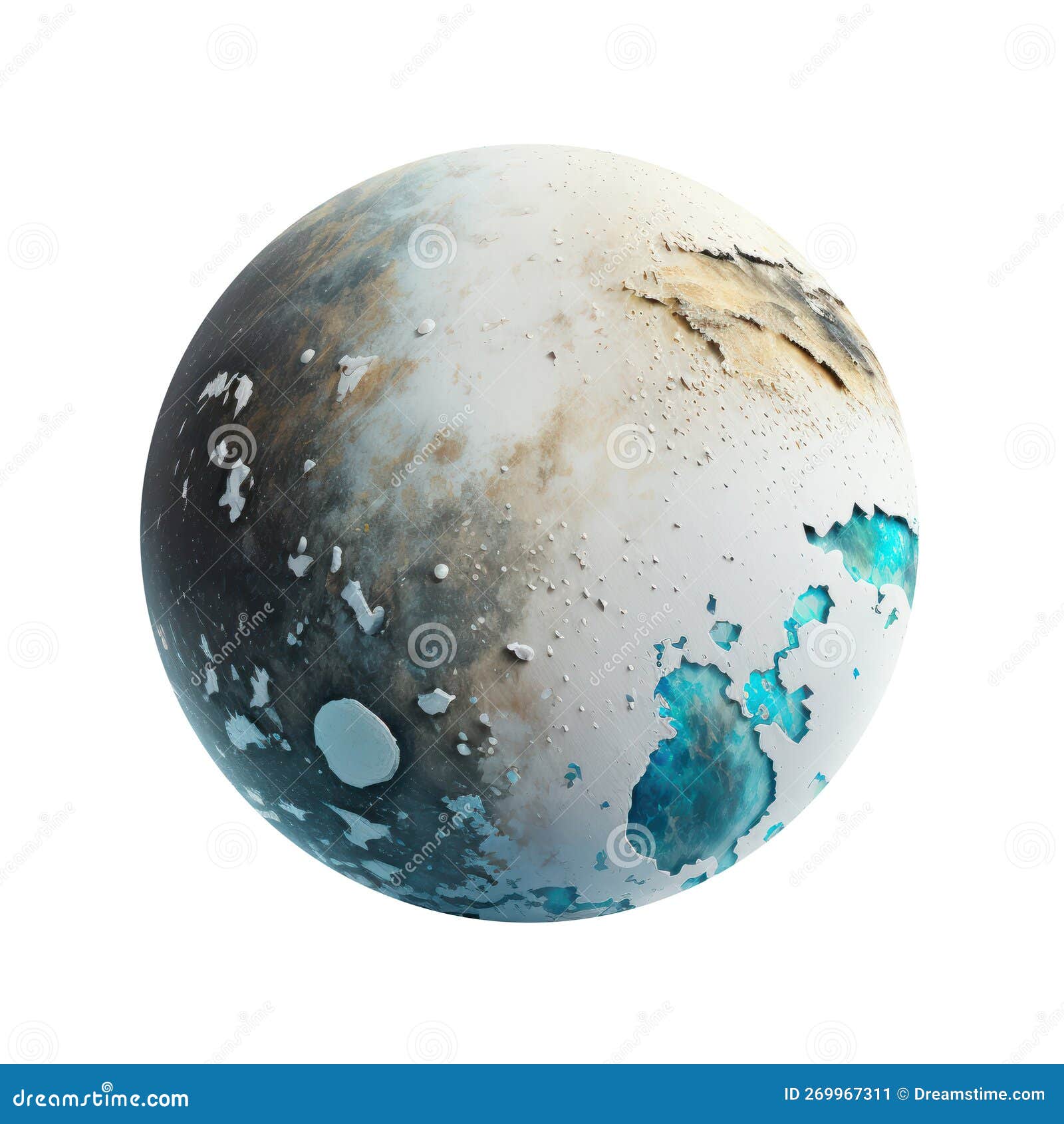 Imagery of Imaginary Planets for Your Cosmic Image. Ai Generated Stock ...