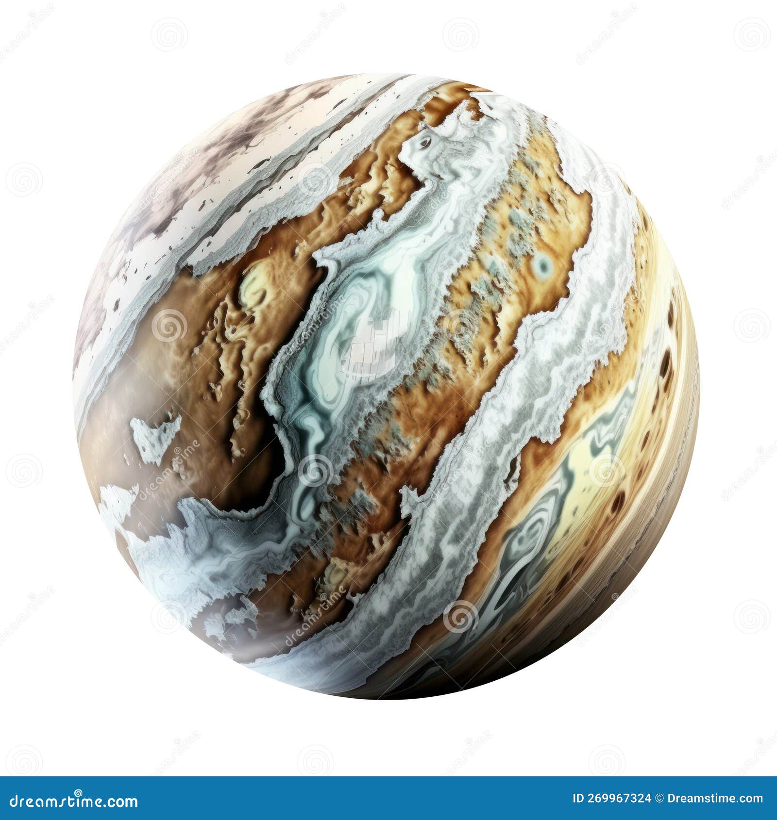 Imagery Of Imaginary Planets For Your Cosmic Image. Ai Generated Stock ...