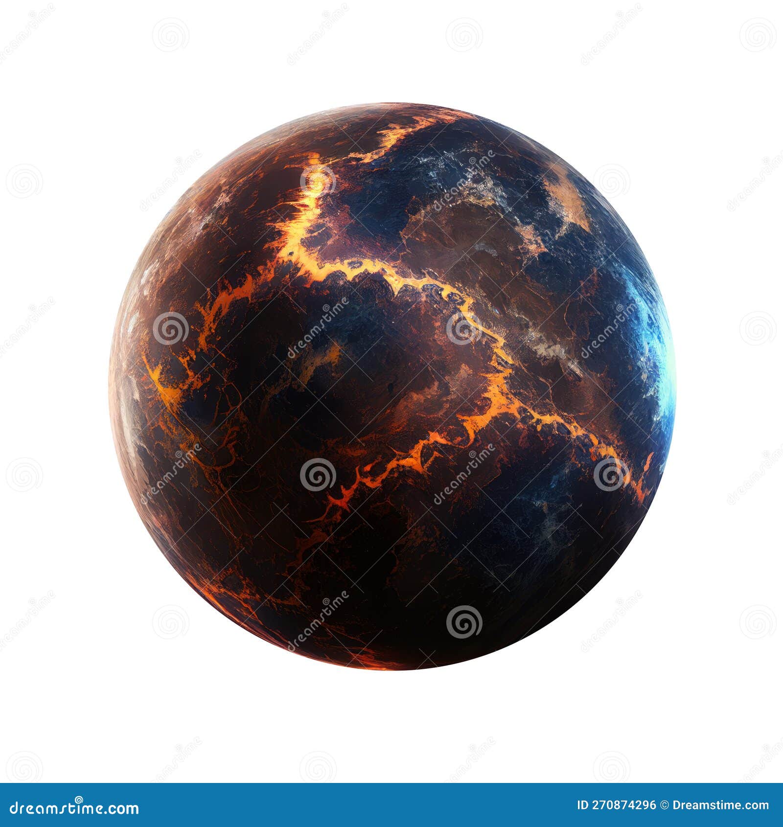 Imagery of Imaginary Planets for Your Cosmic Image. Ai Generated Stock ...