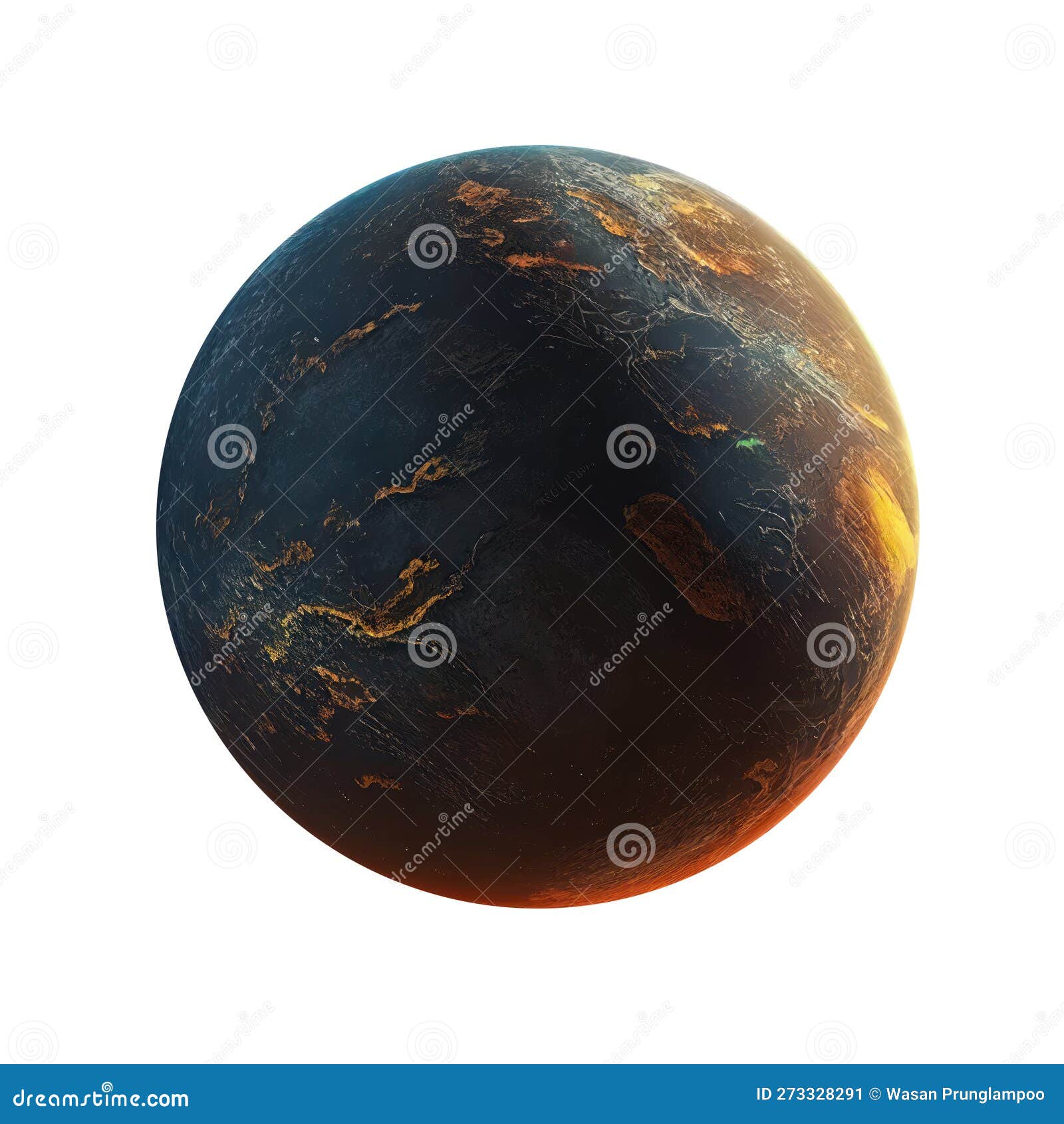 Imagery of Imaginary Planets for Your Cosmic Image. Ai Generated Stock ...
