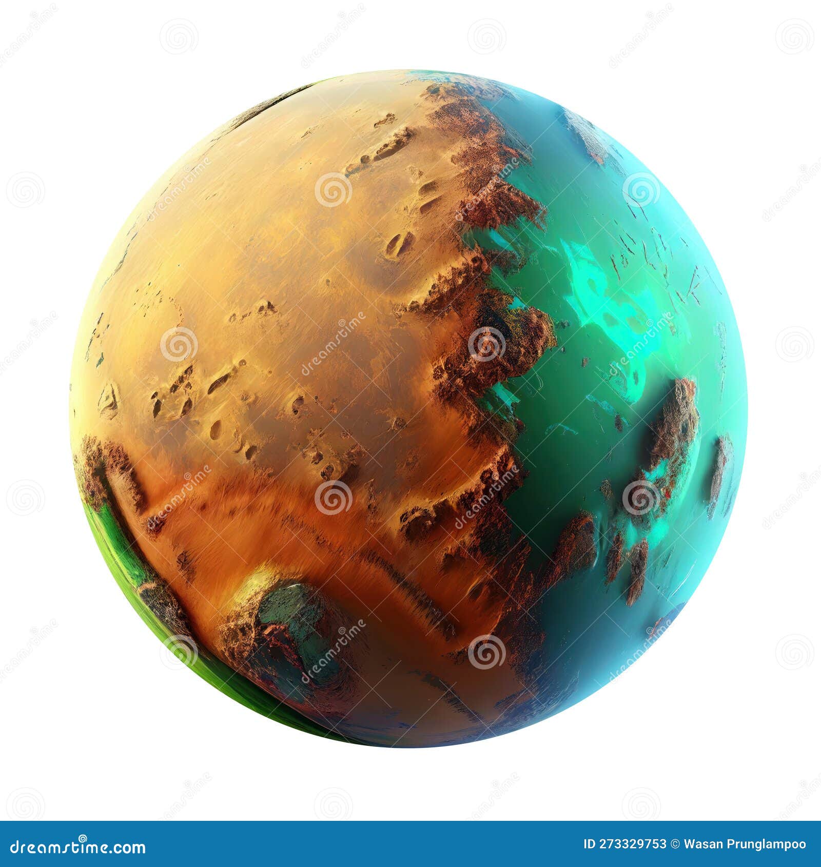 Imagery of Imaginary Planets for Your Cosmic Image. Ai Generated Stock ...