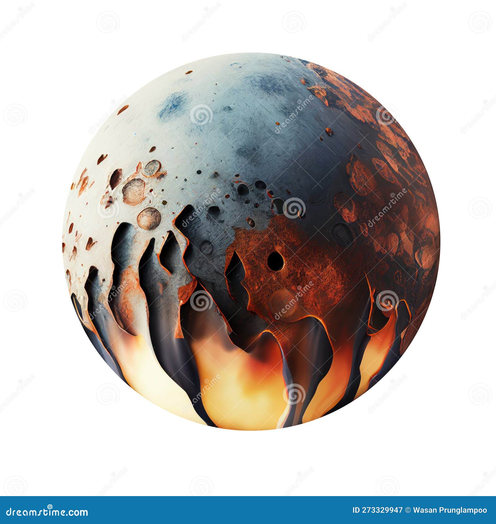 Imagery of Imaginary Planets for Your Cosmic Image. Ai Generated Stock ...