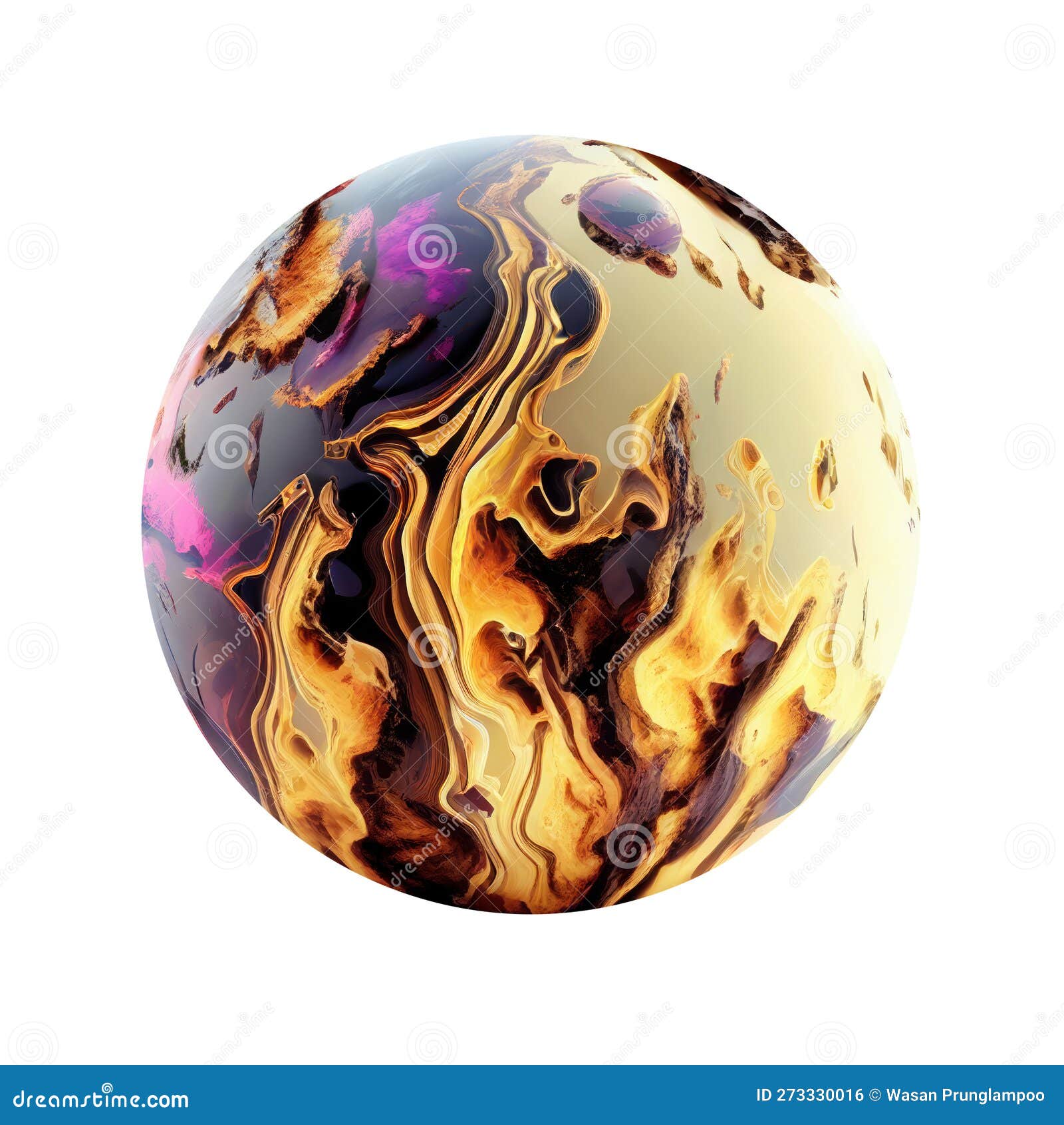 Imagery of Imaginary Planets for Your Cosmic Image. Ai Generated Stock ...