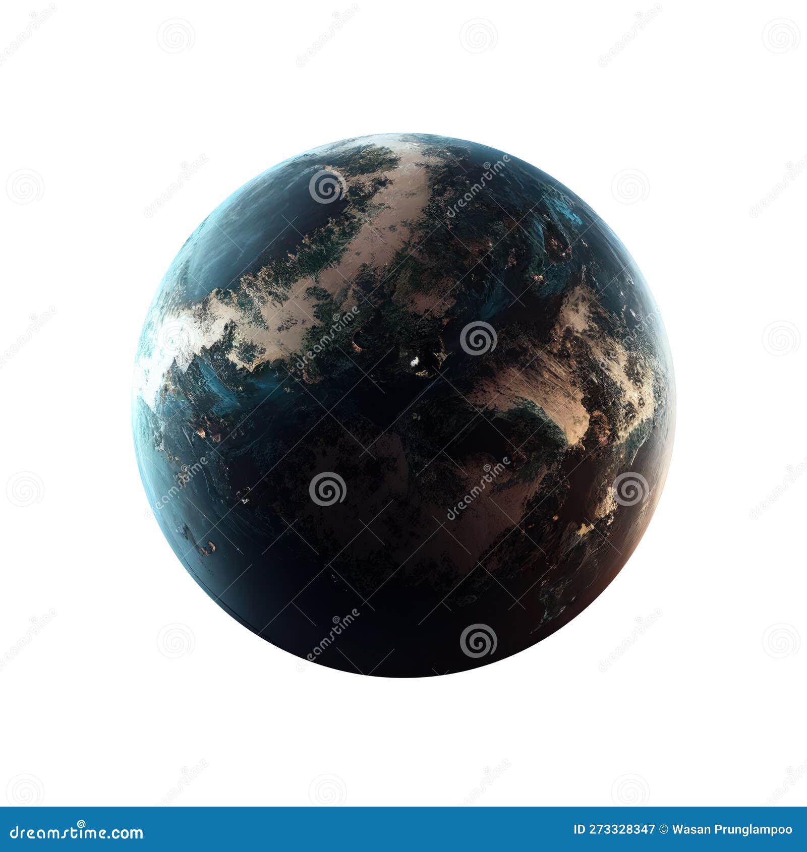 Imagery of Imaginary Planets for Your Cosmic Image. Ai Generated Stock ...