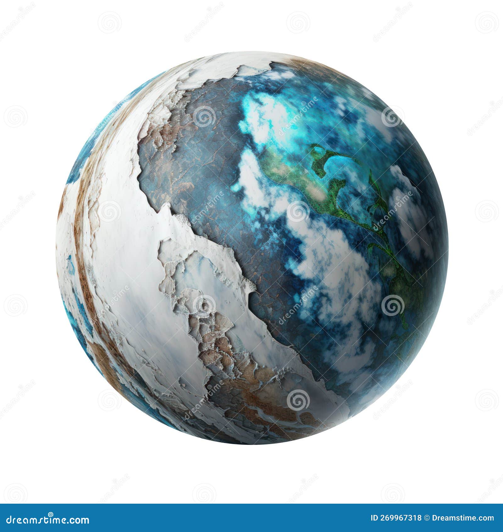 Imagery of Imaginary Planets for Your Cosmic Image. Ai Generated Stock ...
