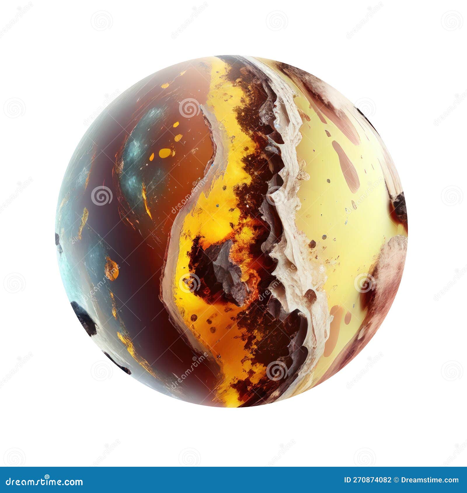 Imagery of Imaginary Planets for Your Cosmic Image. Ai Generated Stock ...