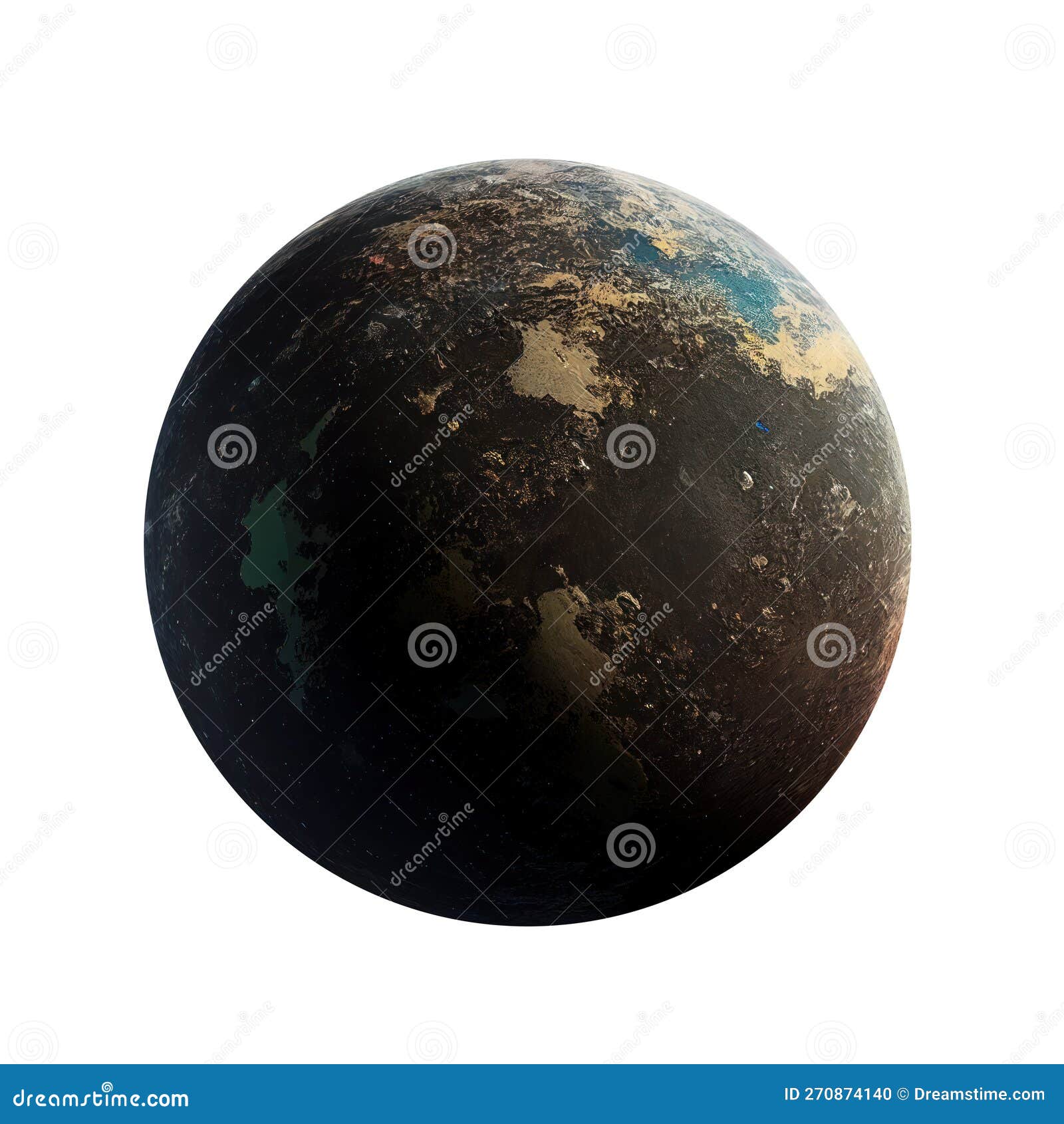 Imagery of Imaginary Planets for Your Cosmic Image. Ai Generated Stock ...