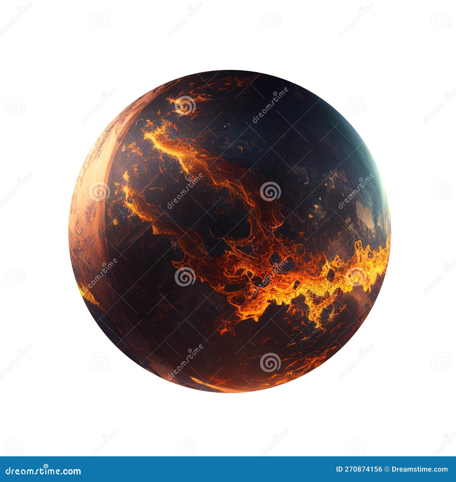 Imagery of Imaginary Planets for Your Cosmic Image. Ai Generated Stock ...