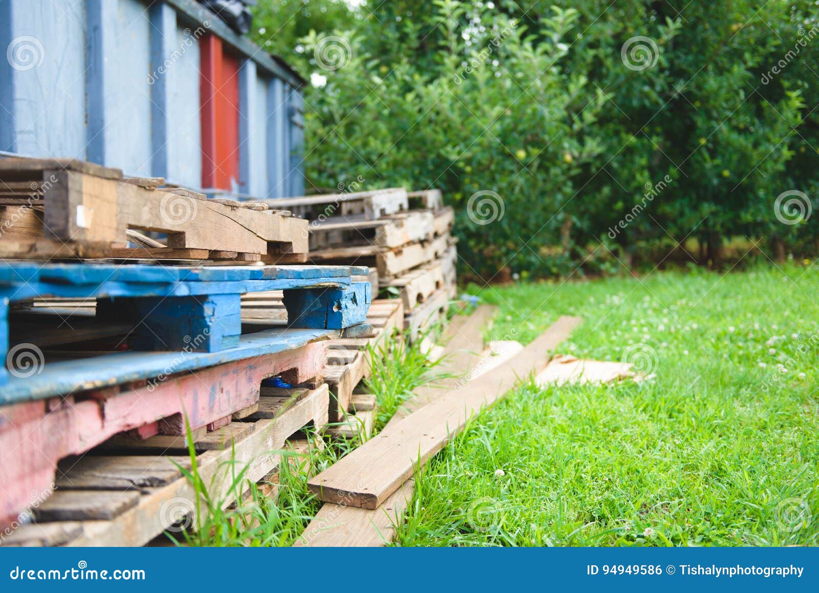 Images of Colorful Pallets 1 Stock Photo - Image of wood, colorful ...