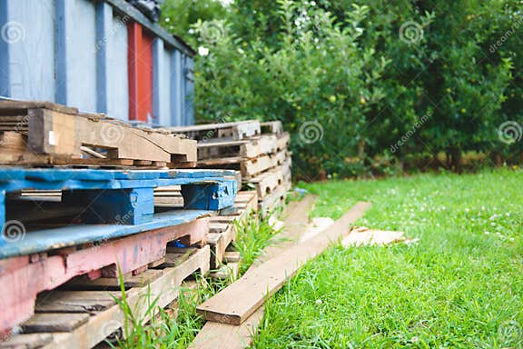 Images of Colorful Pallets 1 Stock Photo - Image of wood, colorful ...