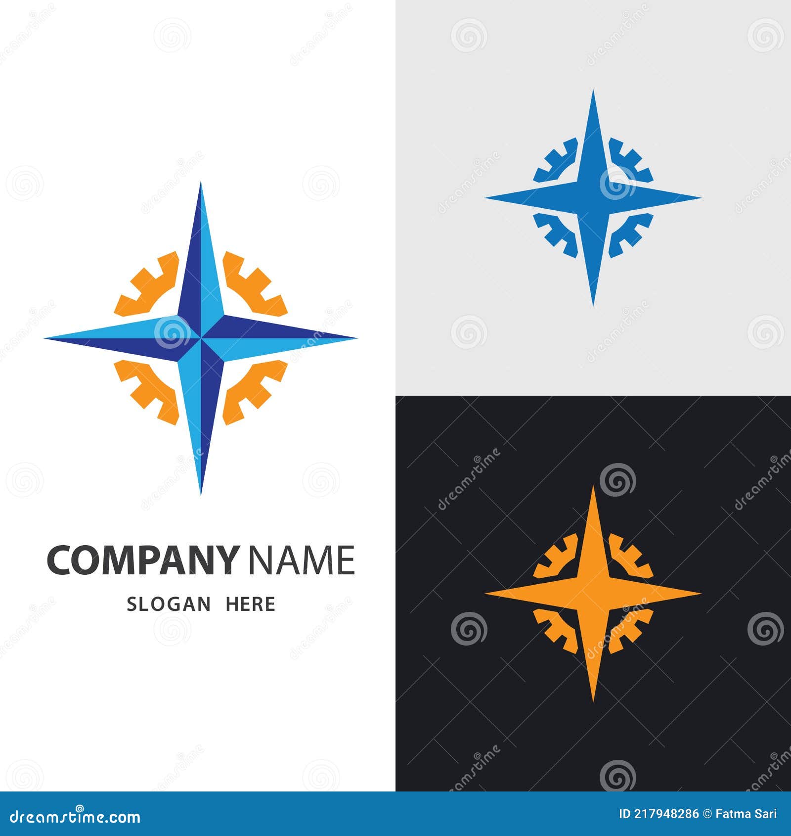 Images du logo compas illustration de vecteur. Illustration du fond ...