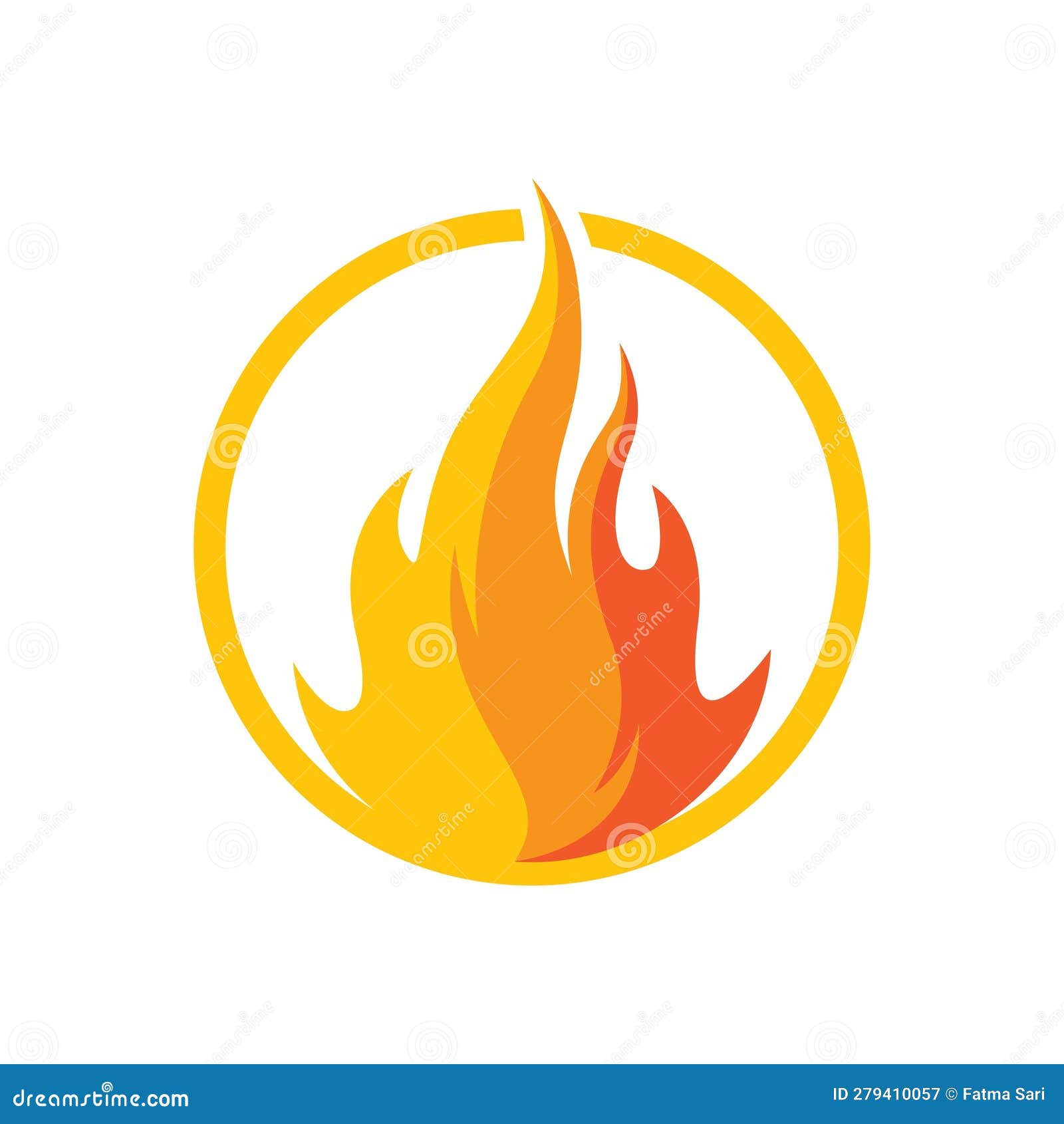 Images du logo incendie illustration de vecteur. Illustration du fond ...