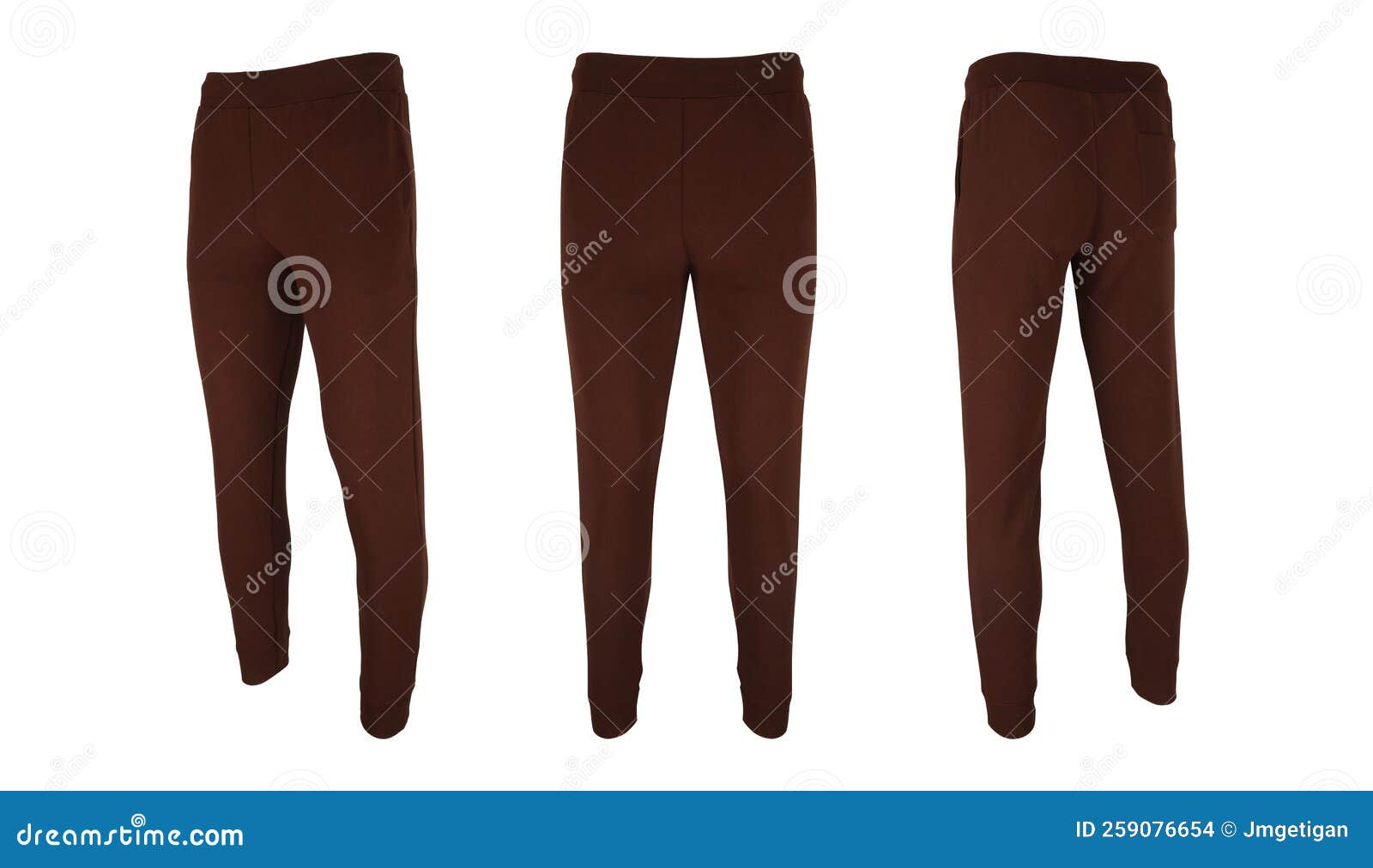 Images of a Man`s Pants in Three Angles Stock Photo - Image of white ...