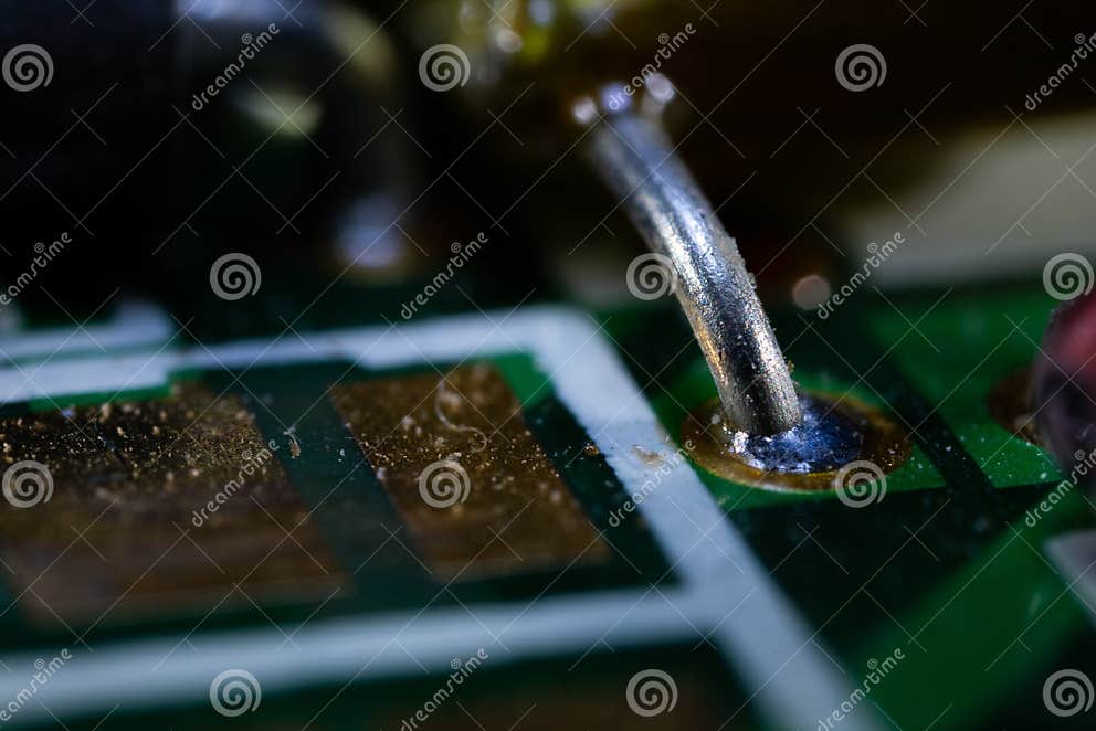 Inside of Electronic Devices Stock Photo - Image of motherboard ...