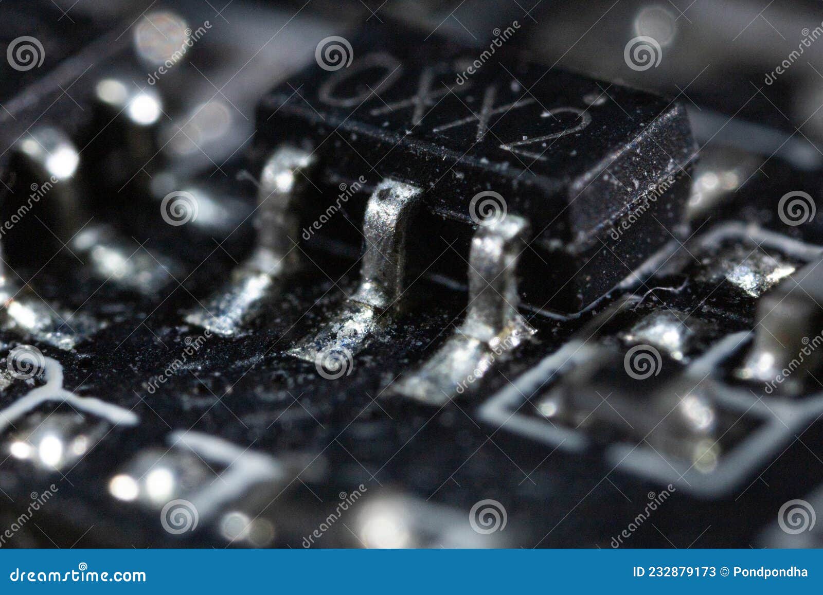 Inside of Electronic Devices Stock Image - Image of component ...