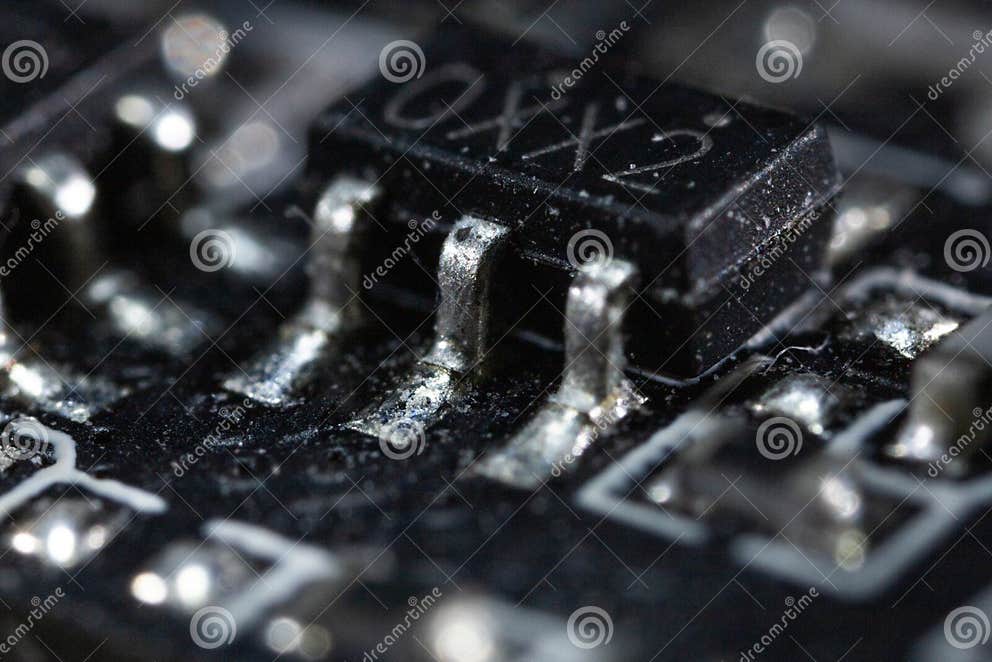 Inside of Electronic Devices Stock Image - Image of component ...