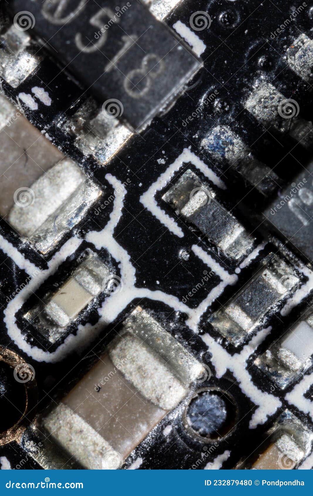 Inside of Electronic Devices Stock Photo - Image of mainboard, studio ...