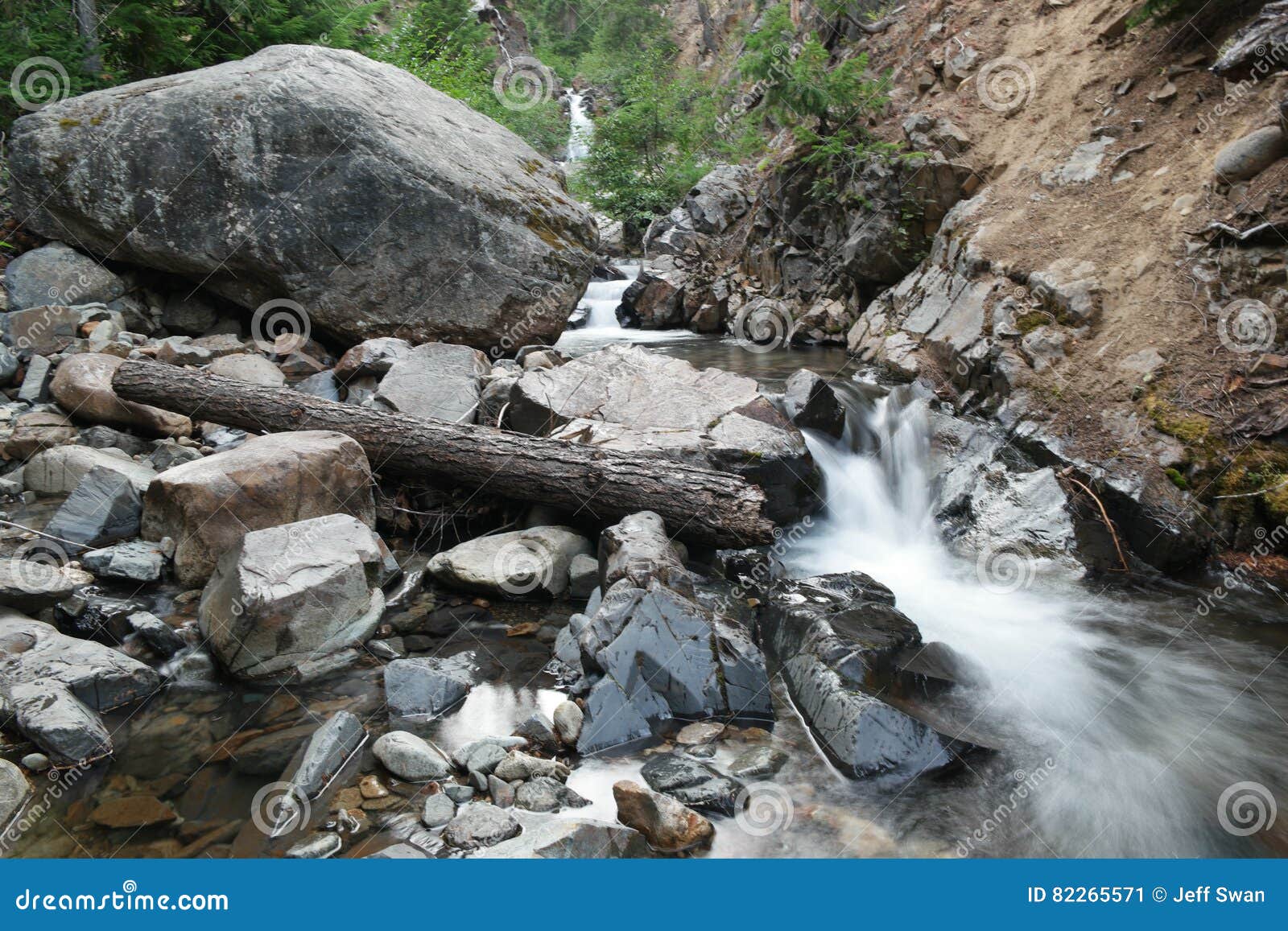 The Gurgling of Small Rapids Stock Image - Image of small, mountain ...