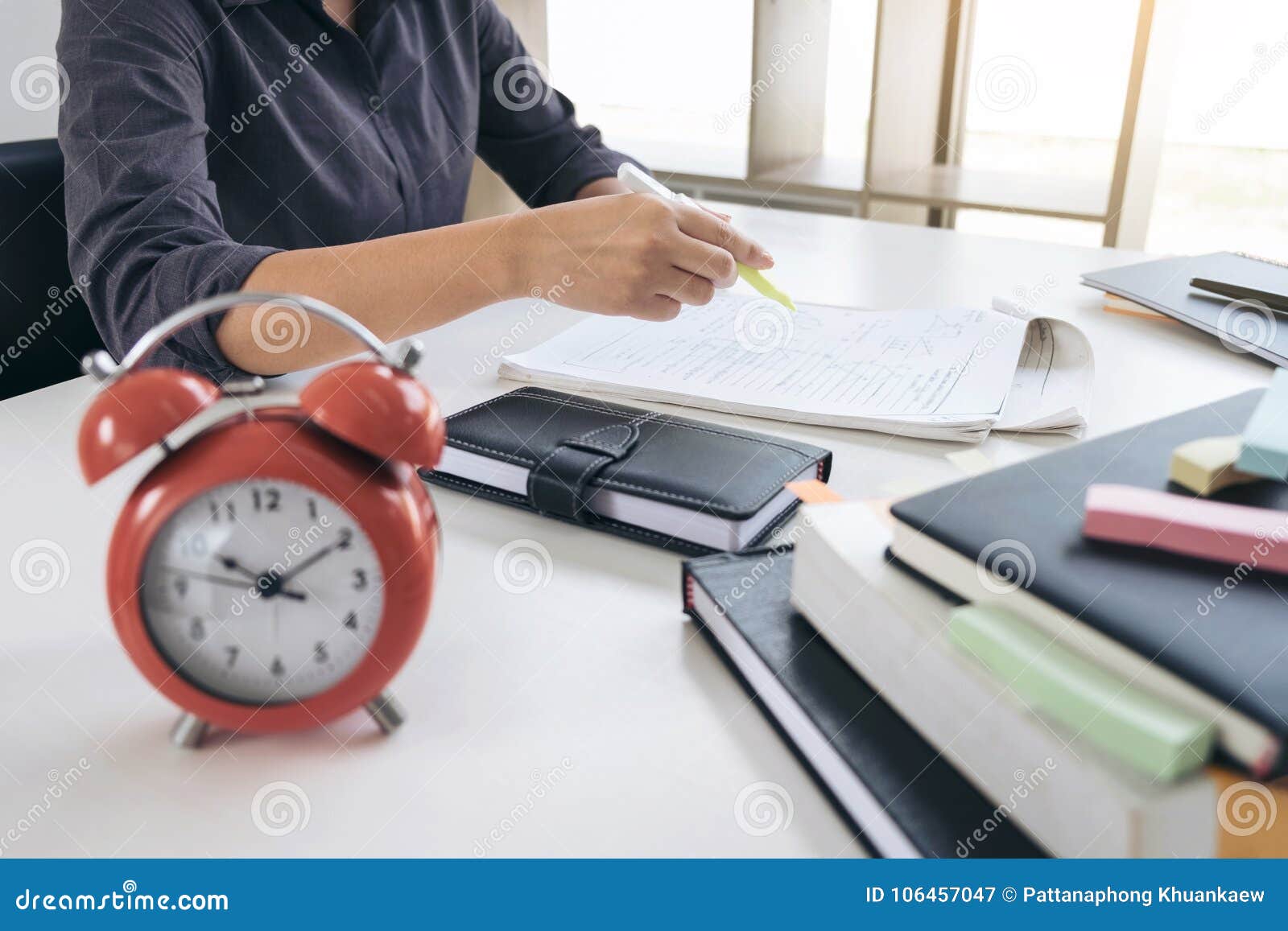 Images of Studying Student Hands Writing in Book during Lecture Stock ...